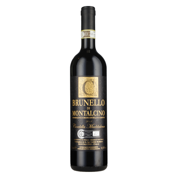 2018 Brunello di Montalcino Black Label Cordella | bestil.ingersostogvin.dk